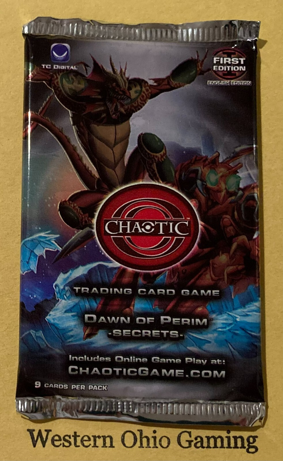 Chaotic TCG Dawn Of Perim Secrets 1st Edition Booster Pack NEW READ CCG ...
