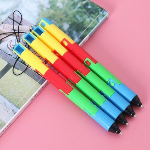 6Pcs Bending Collapsible Ballpoint Pen Collapsible Signature Pen Office ...
