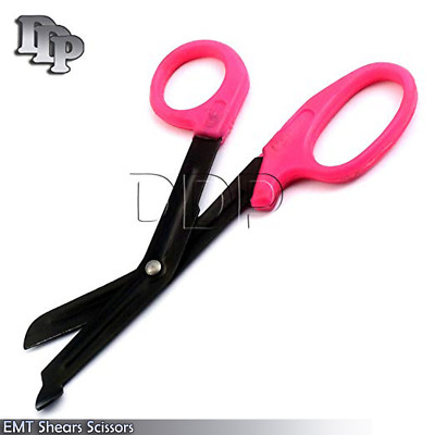 Pink Fluoride Coated Trauma Paramedic EMT Shears Scissors 5.5" | eBay
