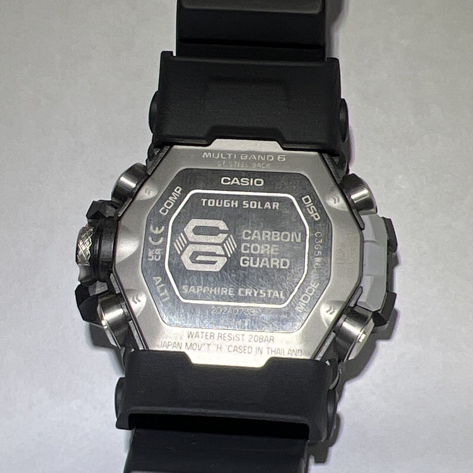 Casio G-SHOCK GWG-2000-1A1 CARBON CORE GAURD MUDMASTER Tough Solar Mens ...