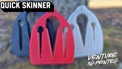Squirrel Quick Skinner 3D Printed Model with 550 Cord. Made In USA | eBay
