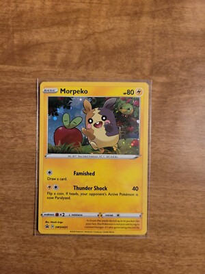 Pokemon Card SWSH Black Star Promo - Morpeko - SWSH116 - NM Cosmos Holo ...