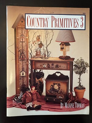 Country Primitives 3 by Maxine Thomas Decorative Folk Tole Painting ...