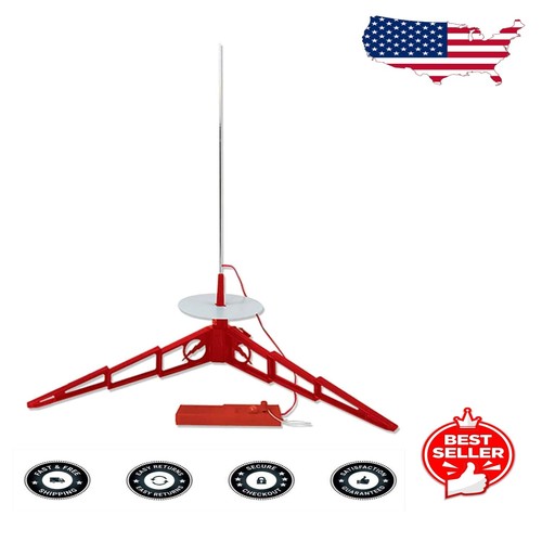 Red Launch Pad with Porta-Pad Controller II - Fun Rocket Launch Set for ...