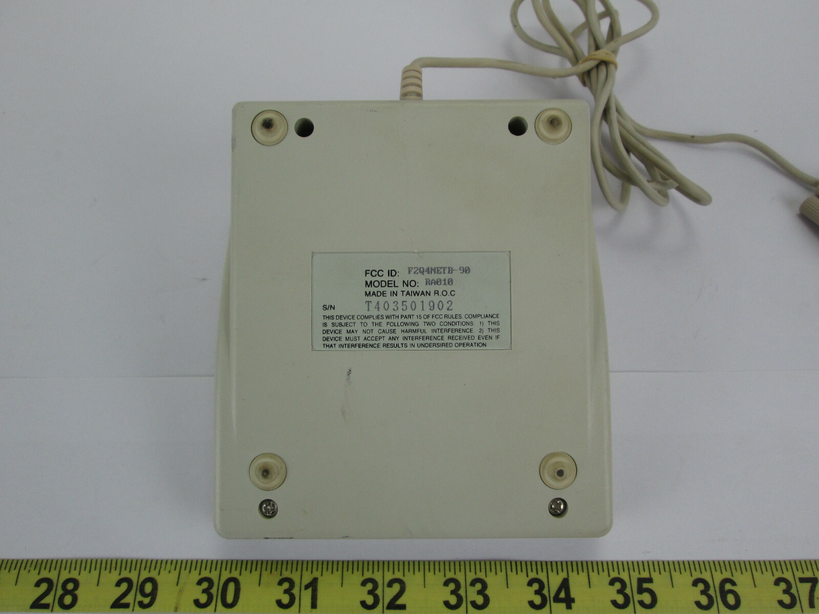 Vintage Reveal Trackball Roller Ball Mouse with 3 buttons Model RA010 ...