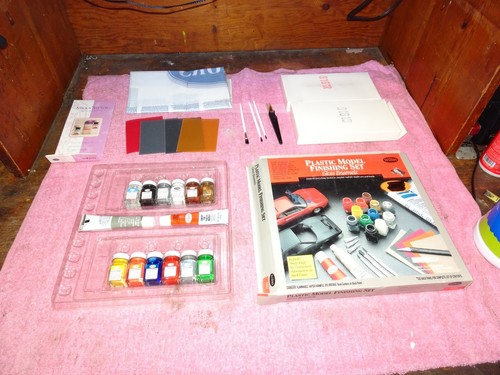 Testors Model Paint Enamel 12pc Paint Set, Testors Cement Plastic Model ...