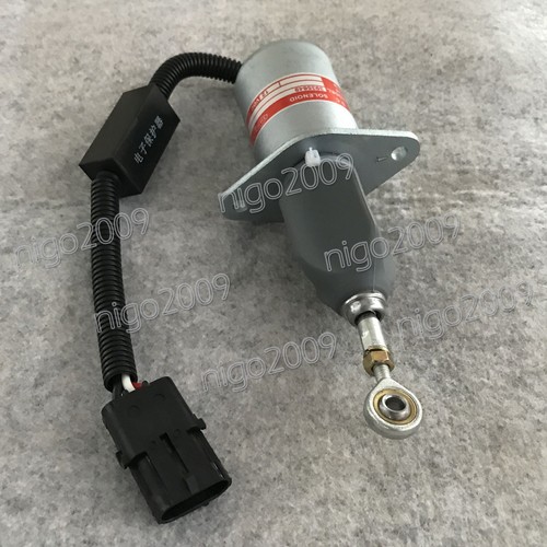 4946639 Fuel Shut Off Solenoid 3935649 12V for Cummins 6CT w/ Protector ...