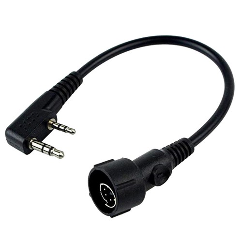 MINI DIN Plug 6pin Connect Throat Vibration MIC for KENWOOD BAOFENG | eBay