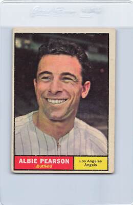 1961 Topps #288 Albie Pearson Angels VG/EX *DA-C5130 | eBay