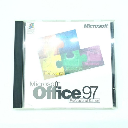 Microsoft Office 97 Pro Professional Edition Full Version with CD Key ...