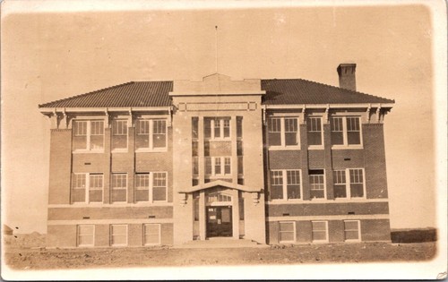 High School Rozel Kansas RPPC | eBay