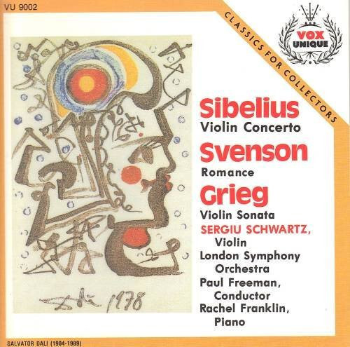 SIBELIUS VIOLIN CONCERTO / SVENSON ROMANCE / GRIEG VIOLIN SONATA NO. 3 ...
