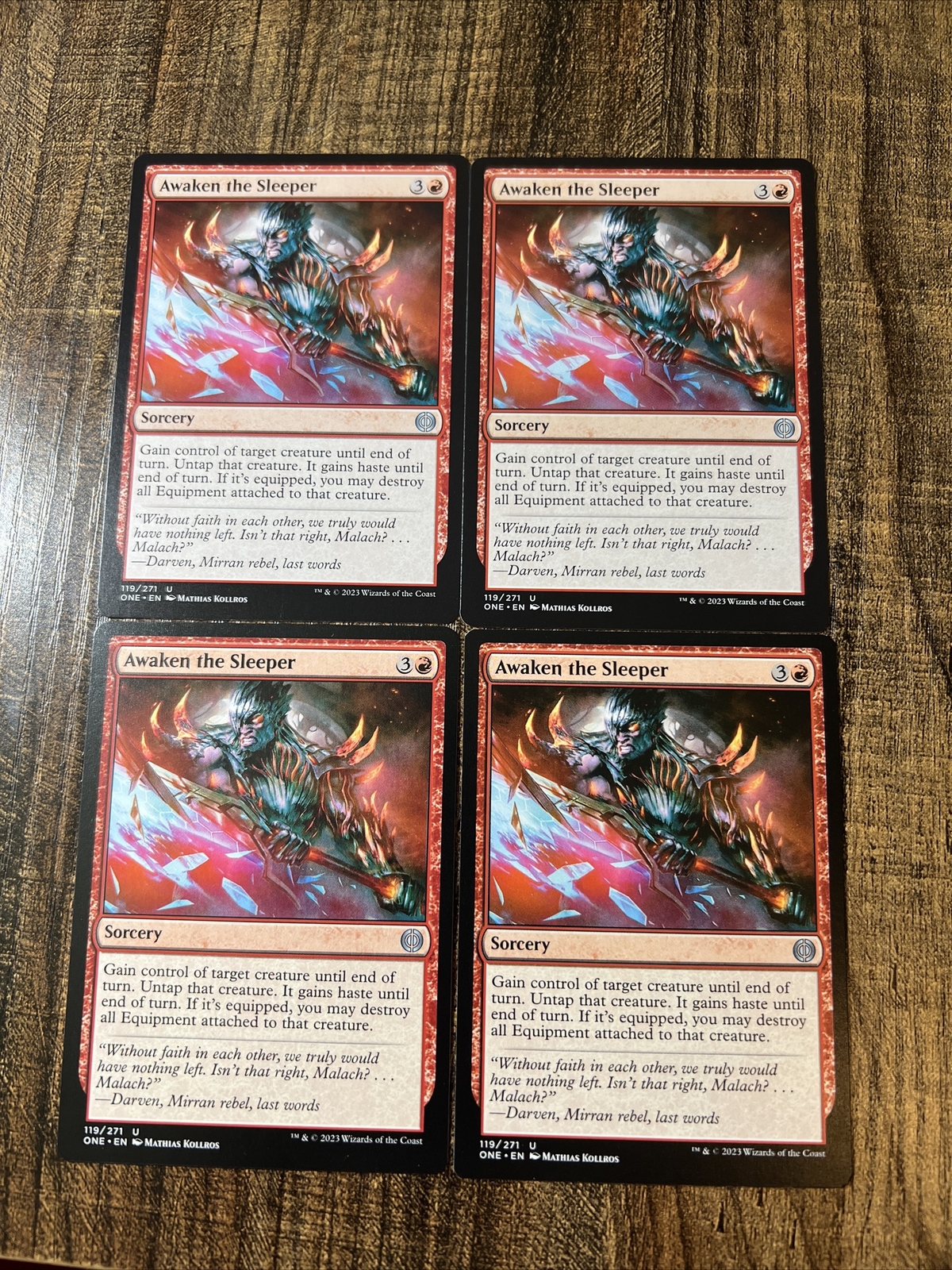 x4 Awaken the Sleeper ONE MTG 119/271 UNCOMMON M/NM 4x | eBay