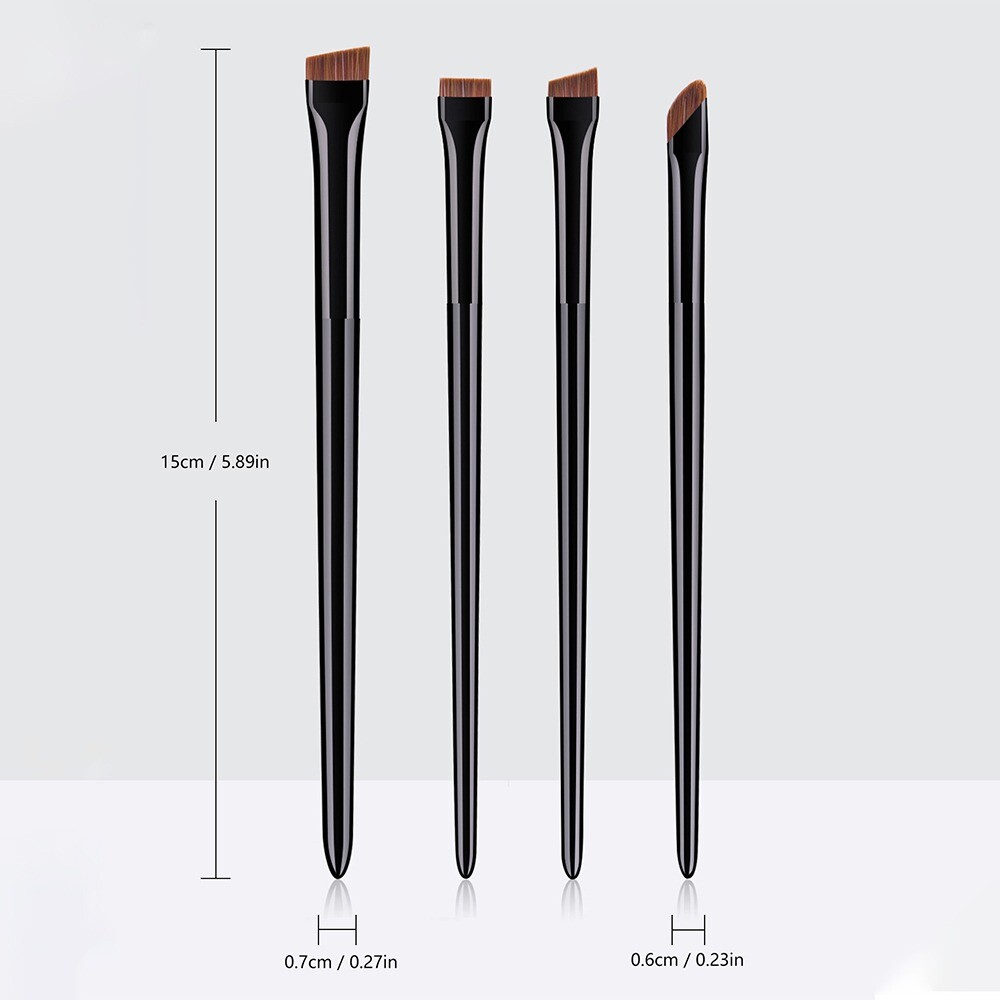 4pcs Long Rod Eye Makeup Brush Set Makeup Tool Cosmetic Brushes Beauty ...