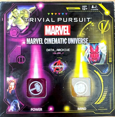 Trivial Pursuit Marvel Avengers Vol 2 Cinematic Univ. Data Archive ...