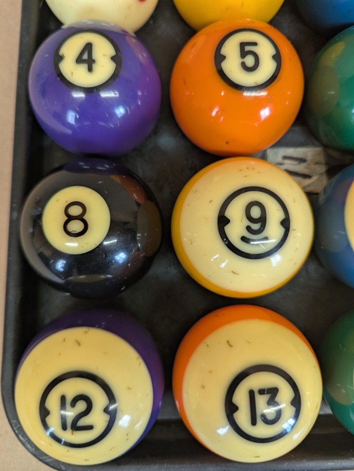 Brunswick Centennial Billiards Ball Set w/ Aramith Cue Ball ...