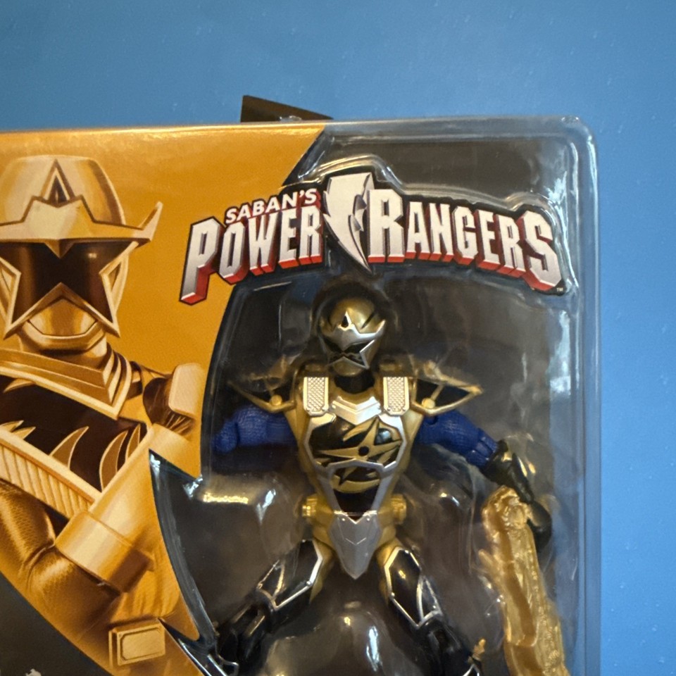 Power Rangers Super Ninja Steel Mode Gold Ranger Figure Levi Weston ...