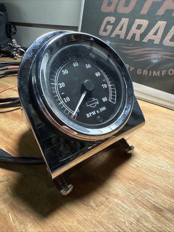 Harley Davidson Mini Tach With Shift Light From 2006 Road King! Genuine ...