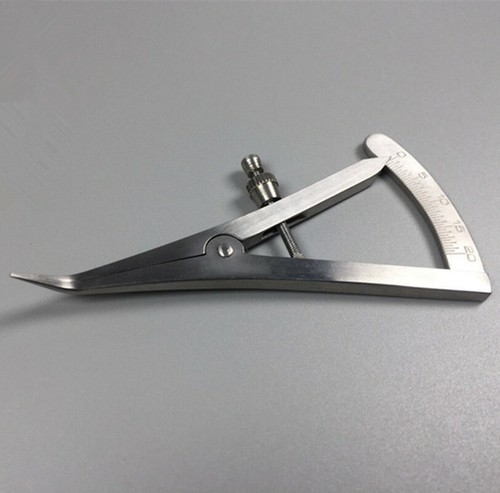 Dental Implant 20mm Caliper Curved Orthopedic Measuring Gauge ...