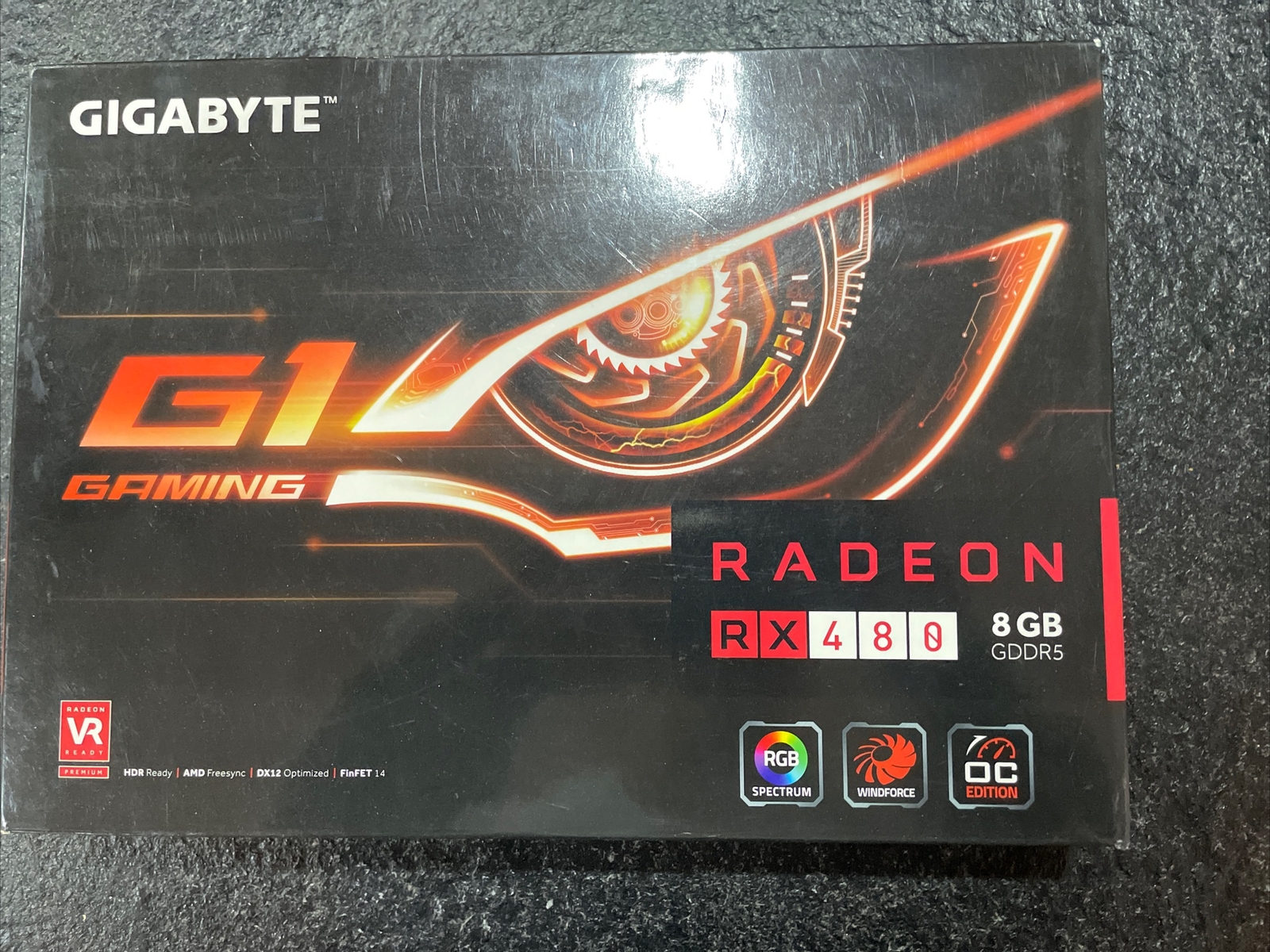 GIGABYTE Radeon RX 480 GAMING 8G 8GB GDDR5 Graphic Card (GV-RX480G1 ...