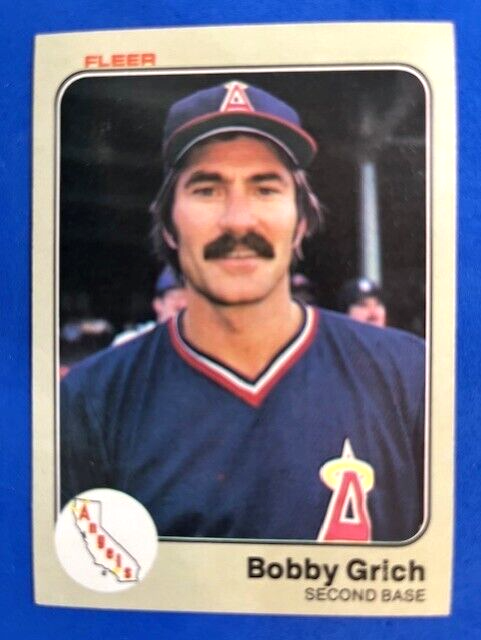 Bobby Grich 1983 Fleer Baseball - Angels | eBay