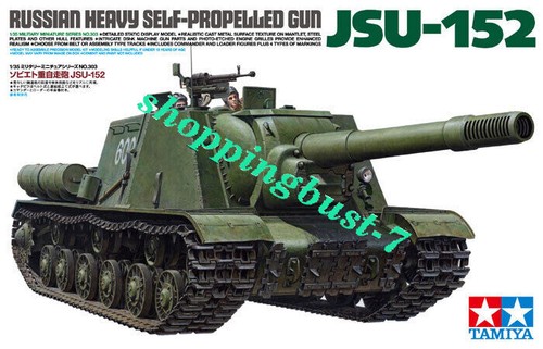Tamiya 35303 1/35 Scale Model Kit WWII Russian Heavy Self-Propelled Gun ...