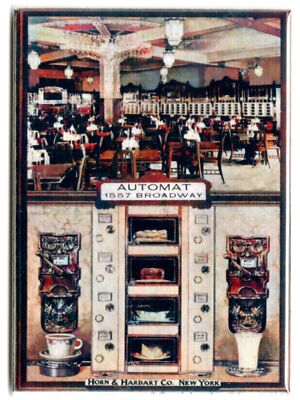 Rare Automat Postcard Restaurant Fridge Magnet 2.5 x 3.5" We do custom ...