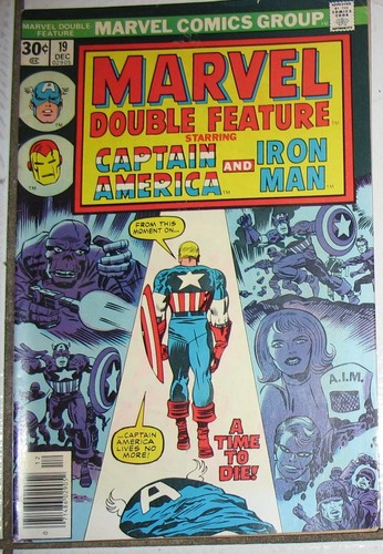 MARVEL DOUBLE FEATURE STARRING CAPTAIN AMERICA AND IRON MAN VOL 1 NO.19 1976 | eBay