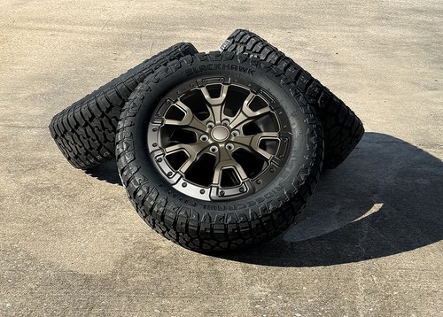 Ford F150 20" Satin Bronze and Black Raptor Replica Wheels Ridgecrawler ...