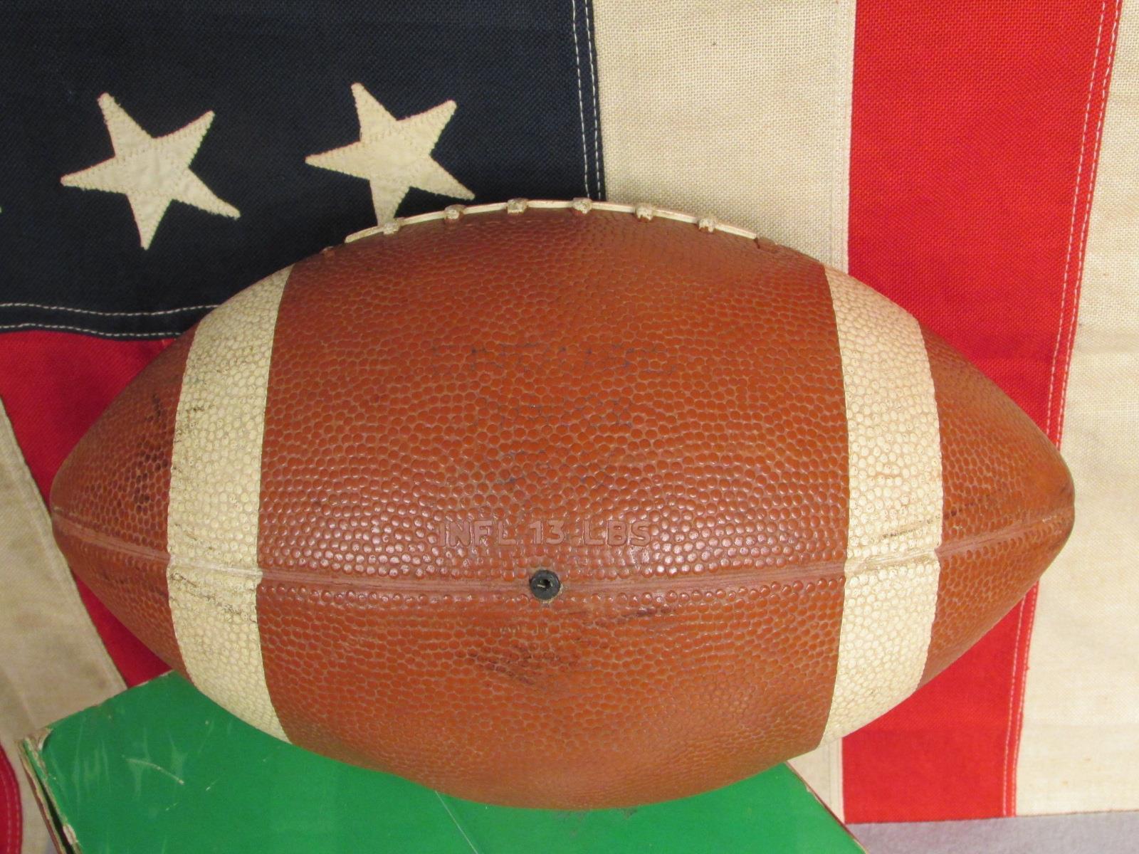 Vintage Voit Official Size Football w/ Original Box AMF Great Shape ...