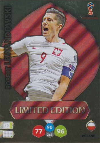 Football Trading Cards Panini WM Russia 2018 LE39 Robert Lewandowski ...
