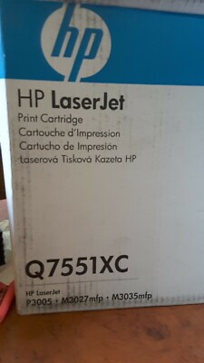 HP LaserJet Print Cartridge Q7551XC | eBay