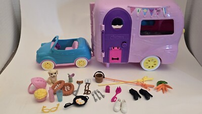 Barbie Club Chelsea Camper Playset with Puppy & Accessories FXG90 | eBay