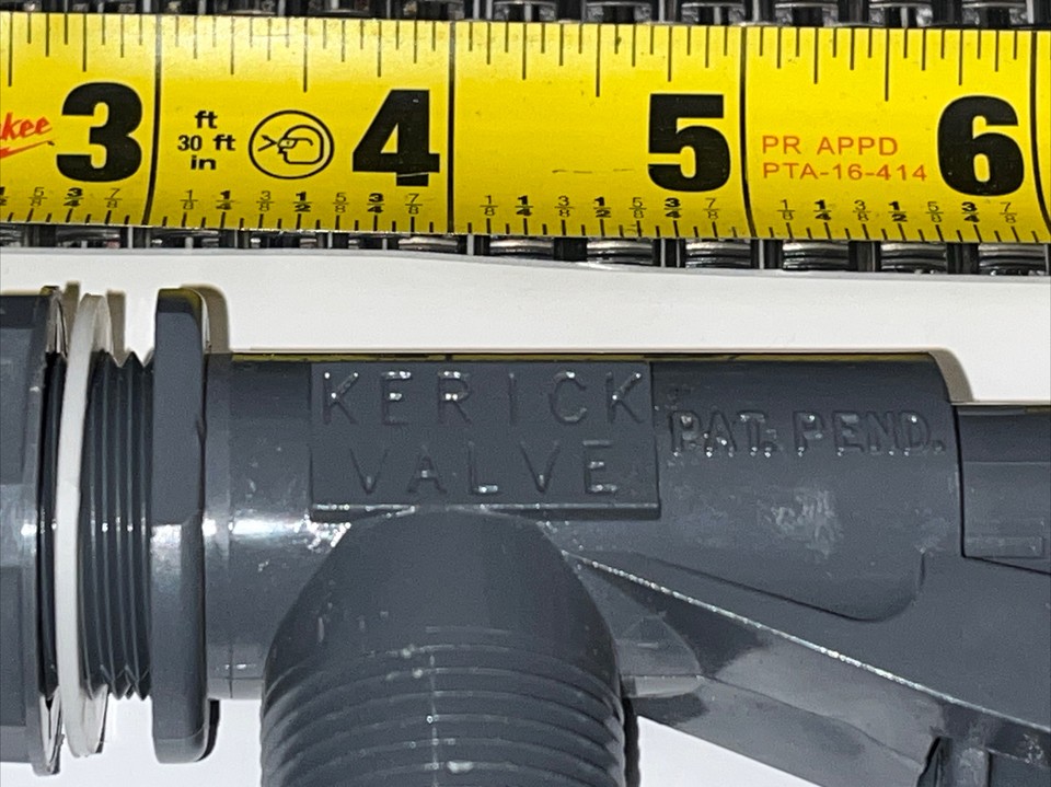 7 QTY! BULK- Kerick Valve PT75SS PVC Float Valve Tank Mount 37 Gpm 3/4 ...