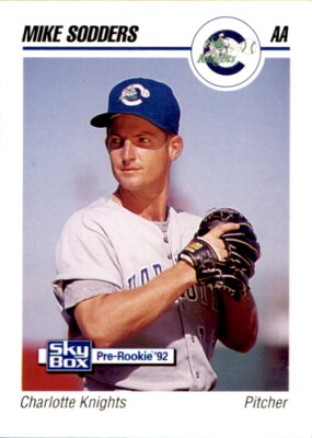 1992 Charlotte Knights SkyBox #165 Mike Sodders Lithia Florida FL ...