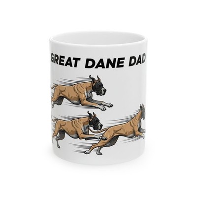 Great Dane Dad Lover Mug Gift for Men Pet Dads | eBay