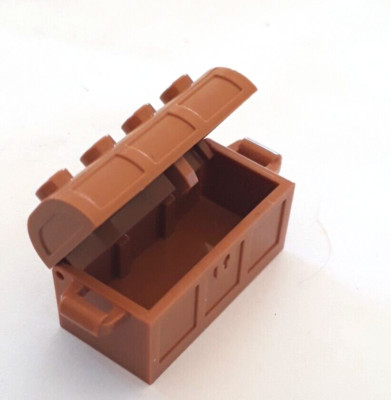 Lego Container Treasure Chest w. Slots in Back and Thick Hinge Curved ...