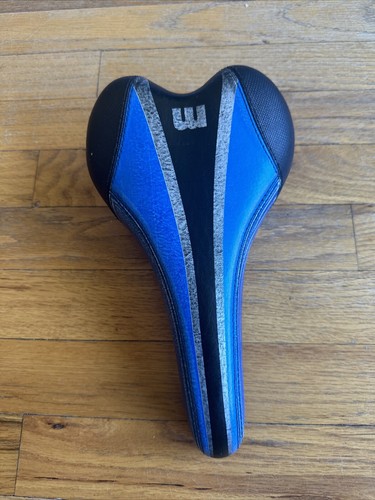 MONGOOSE BLACK/BLUE/GRAY BICYCLE SEAT/SADDLE BIKE | eBay
