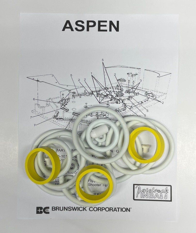 1979 Brunswick Aspen Pinball Machine Maintenance Tune Up Kit | eBay