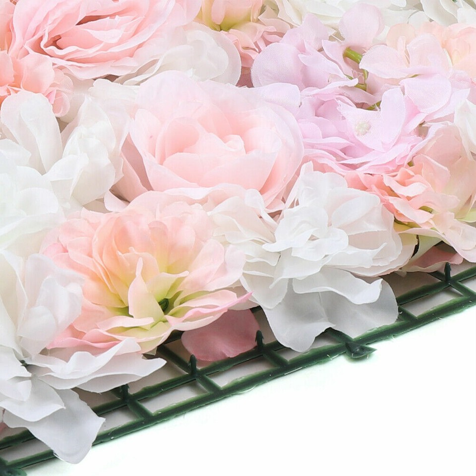 20 Piece Wedding Artificial Flower Wall Silk Floral Wall Background ...