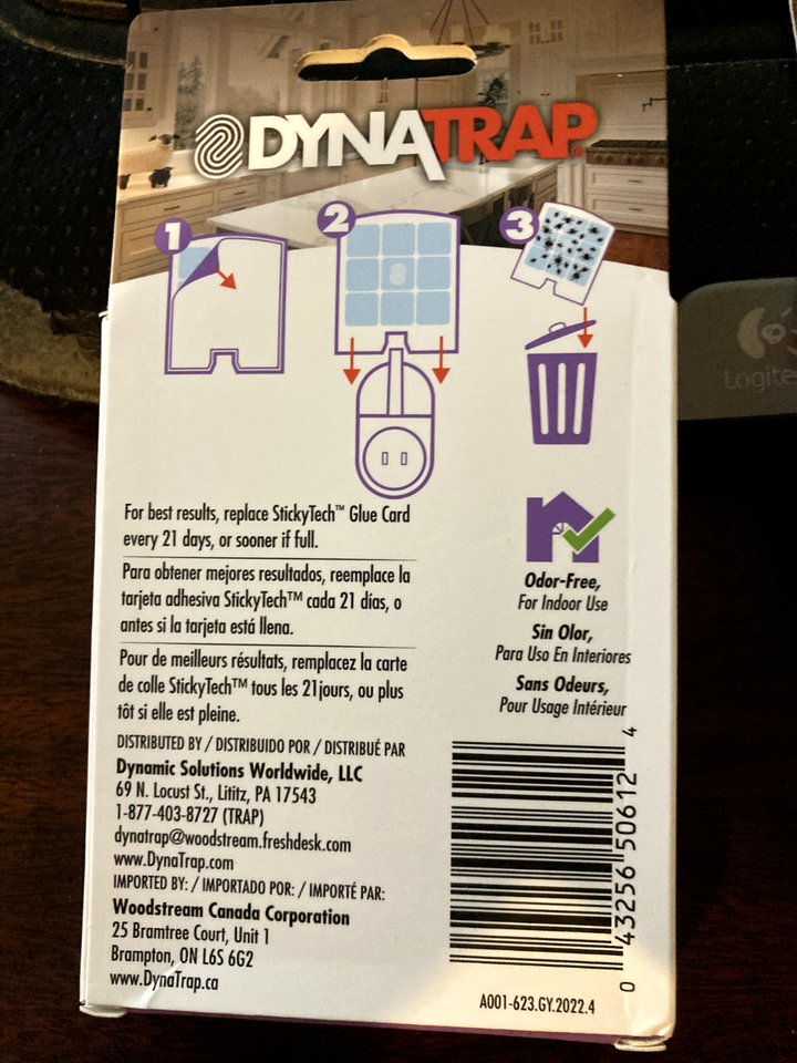 NEW 3 Pack DYNATRAP DOT StickyTech Glue Cards 6 Pack Cloud 23005-0612 ...