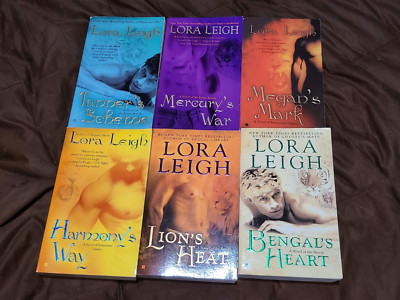 Lot Of 6 Lora Leigh- Feline Breeds Series-Mercury's War/Harmony's Way ...