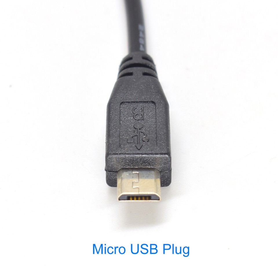 100pcs 30cm Micro USB Male Plug Cable 2 wires Power Pigtail Cable Cord ...