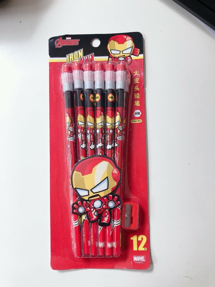 12PC Frozen Elsa HB Pencils Snow Eraser Kids Childrens Party Bag ...