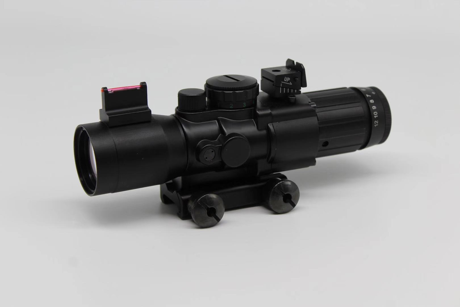 3-12x32 Dual Ill.Tactical Compact Scope W/Fiber Optic Sight | eBay