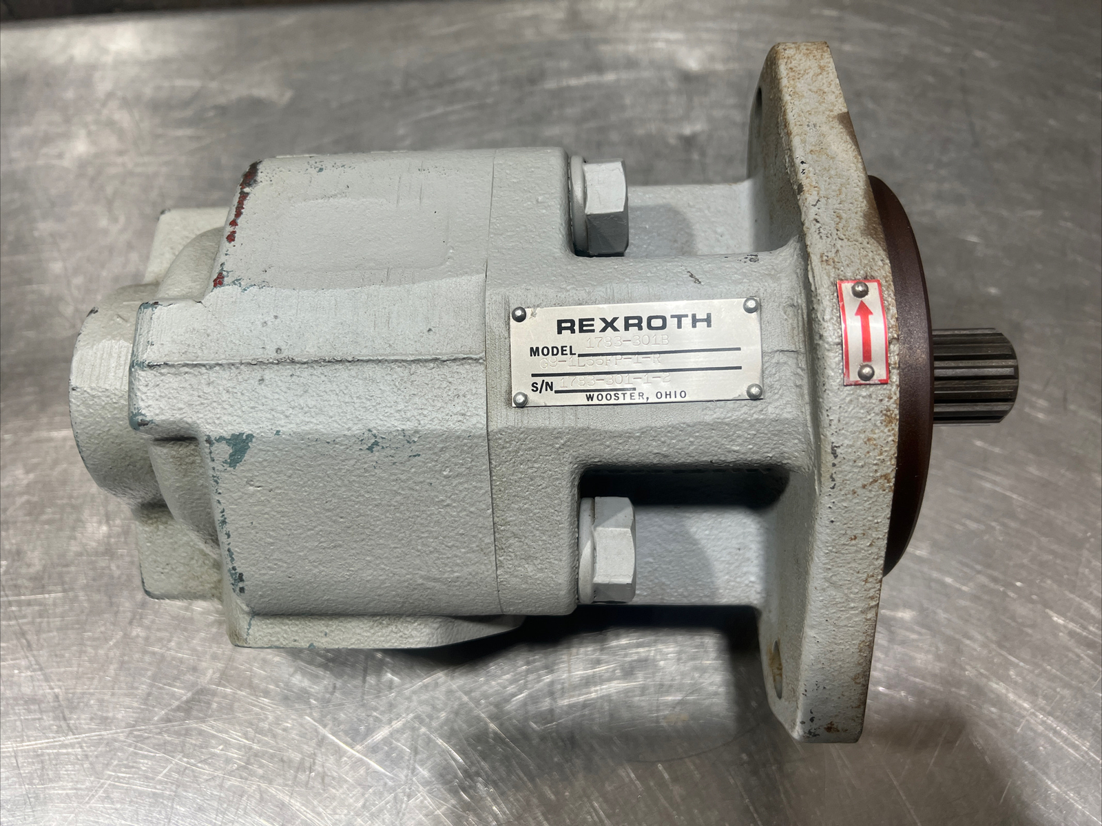 Rexroth 1783-301B G9-1L66FP-1-R Hydraulic gear pump Nos Surplus | eBay