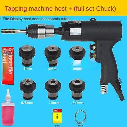 Pneumatic Tapping Machine M3-M12 Gun Power Thread Chuck Air Drill ...