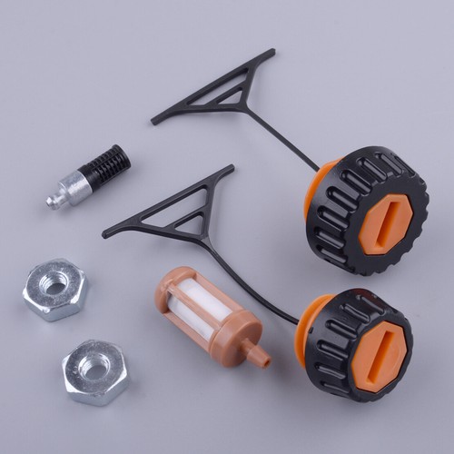 Gas Fuel Oil Cap Filter Nut Kits Fit For Stihl 020 021 023 024 025 028 ...
