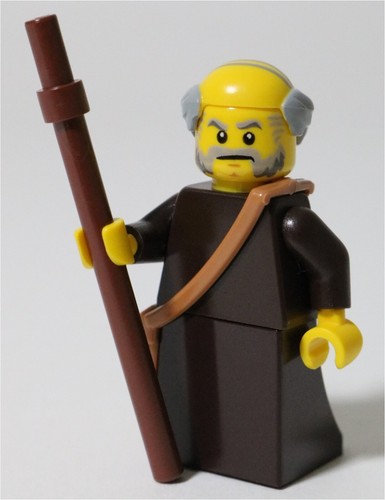 New All Parts LEGO - Medieval Monk Minifigure MOC Knights Castle Priest ...