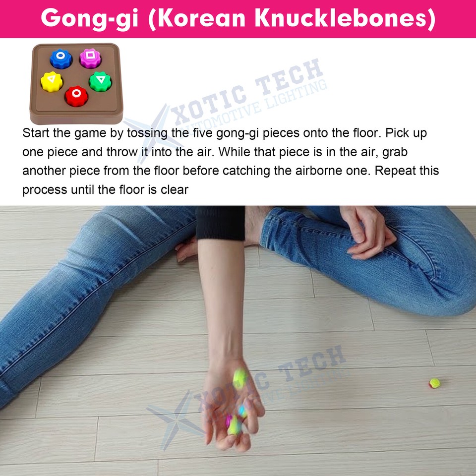 Korean Traditional Play Game Family Travel Games Kit Invitation Card ...